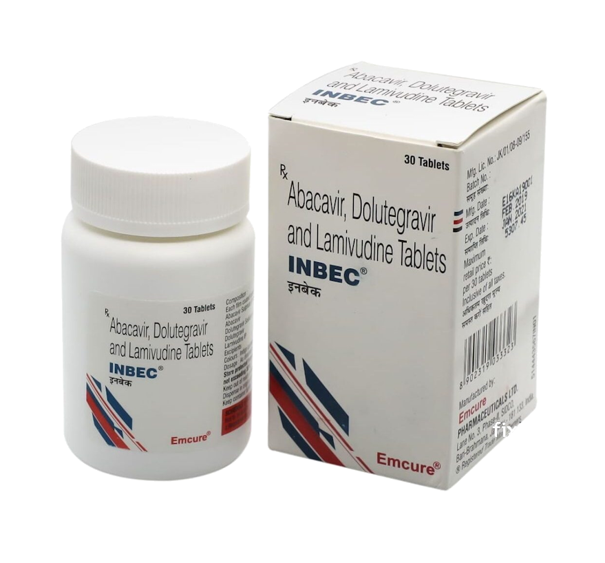 Inbec (Abacavir 600mg & Dolutegravir 50mg & Lamivudina 300mg ...