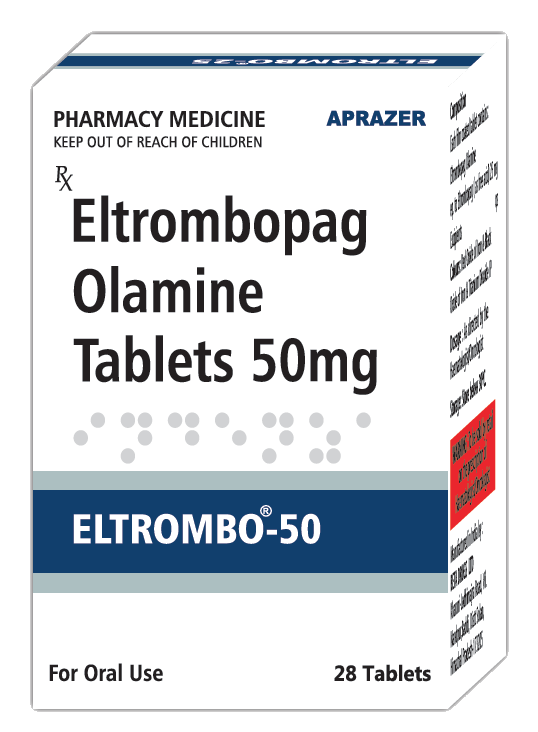 Eltrombo-50 (Eltrombopag 50 mg) - Tratamento para Trombocitopenia ...