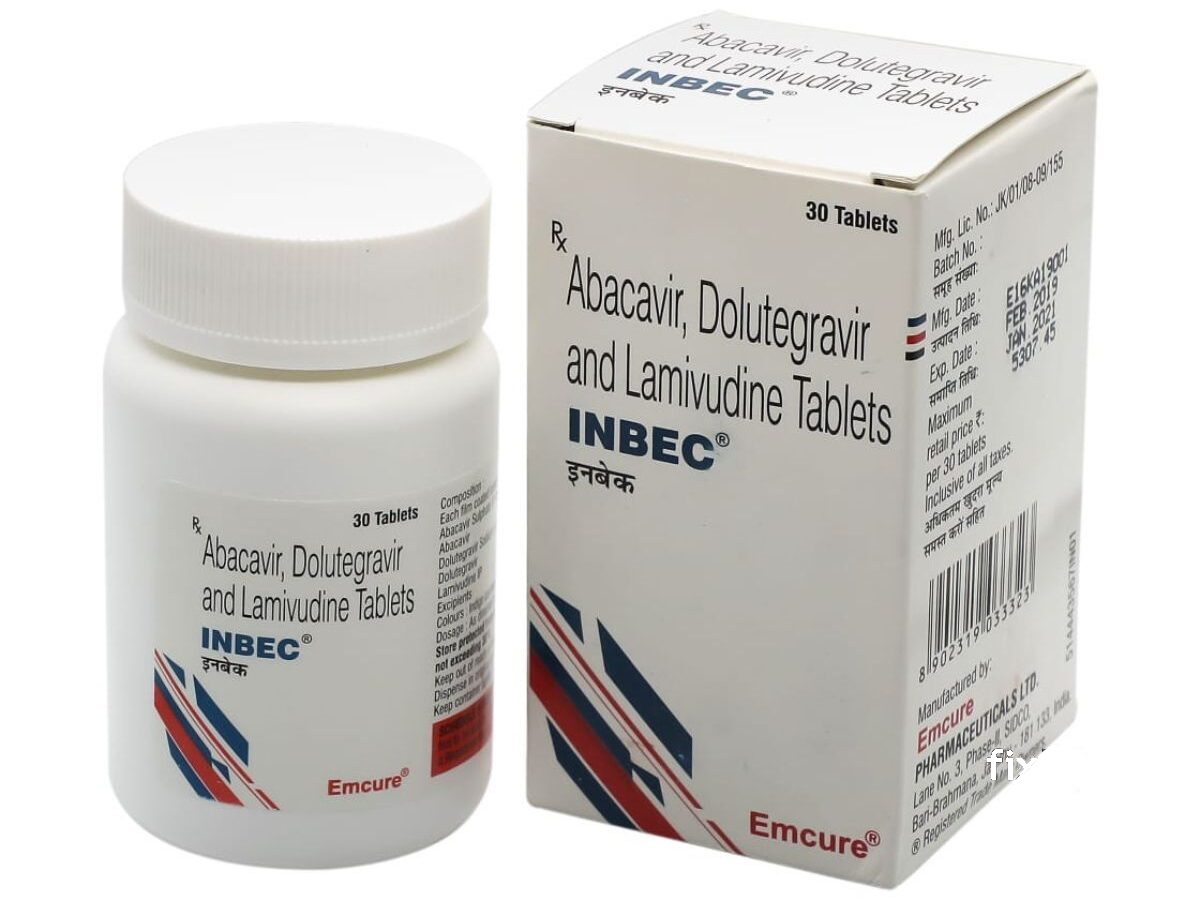 Inbec (Abacavir 600mg & Dolutegravir 50mg & Lamivudina 300mg ...