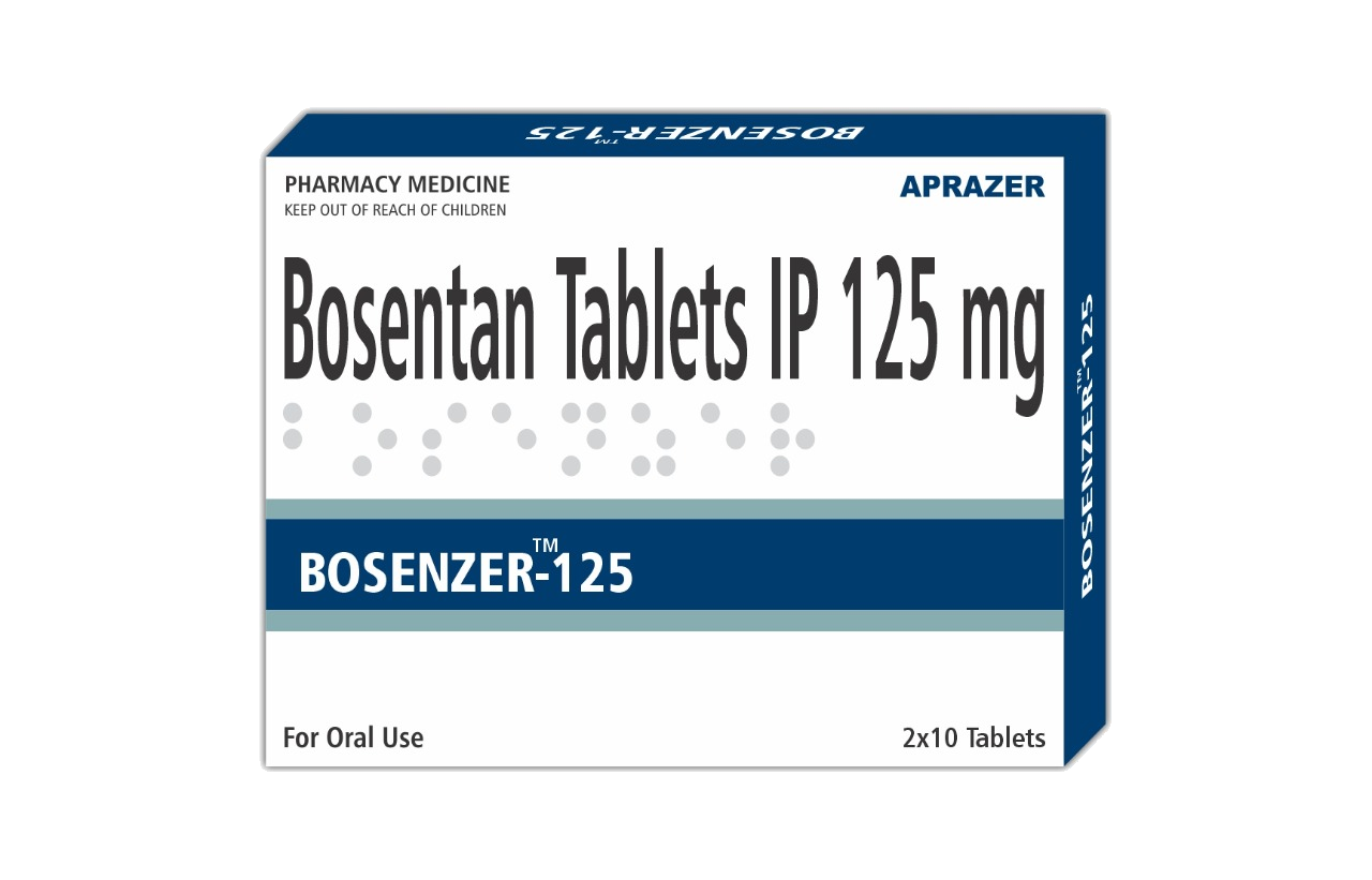 Bosenzer 125 (Bosentana monohidratada 125mg) | AprazerAM.com