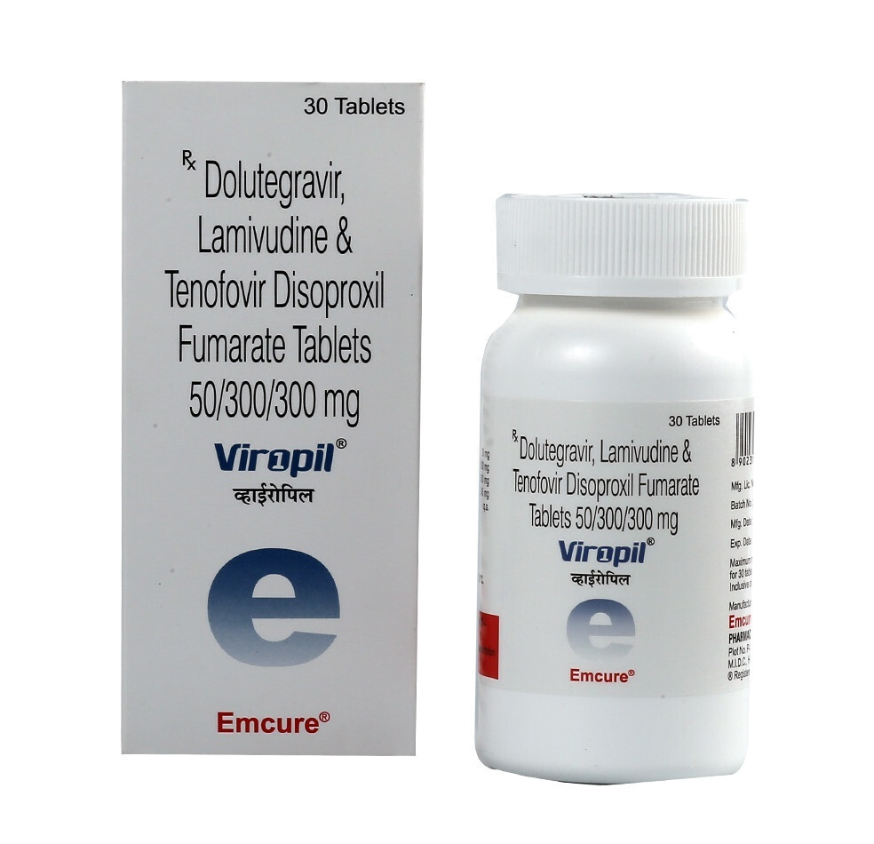 Dolutegravir 50 mg + Lamivudina 300 mg + Fumarato de Tenofovir ...